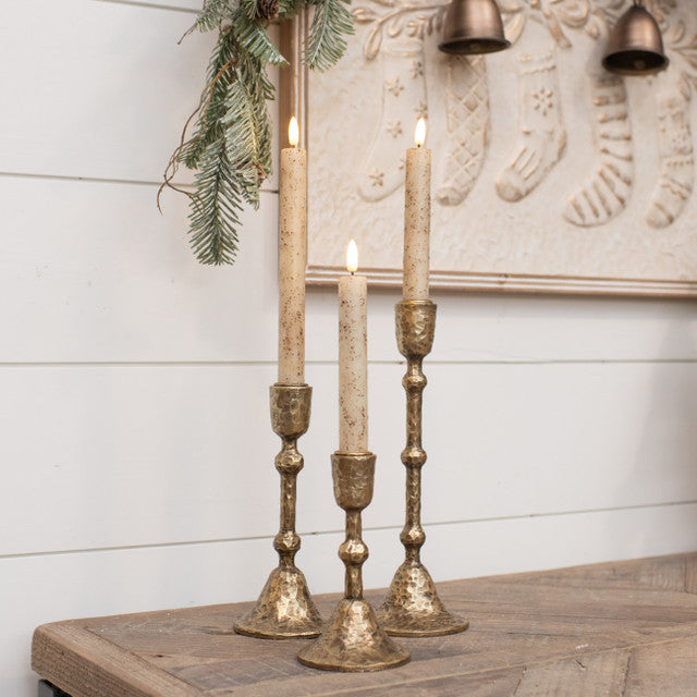 SM Gold Taper Candle Holder – Kimco for the Home