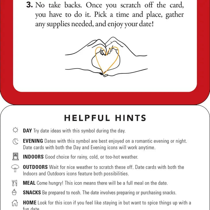 Couple's Date Night Scratch-Off Cards – Kimco for the Home